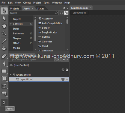 Customizing Silverlight ChildWindow Style using Blend | Kunal Chowdhury
